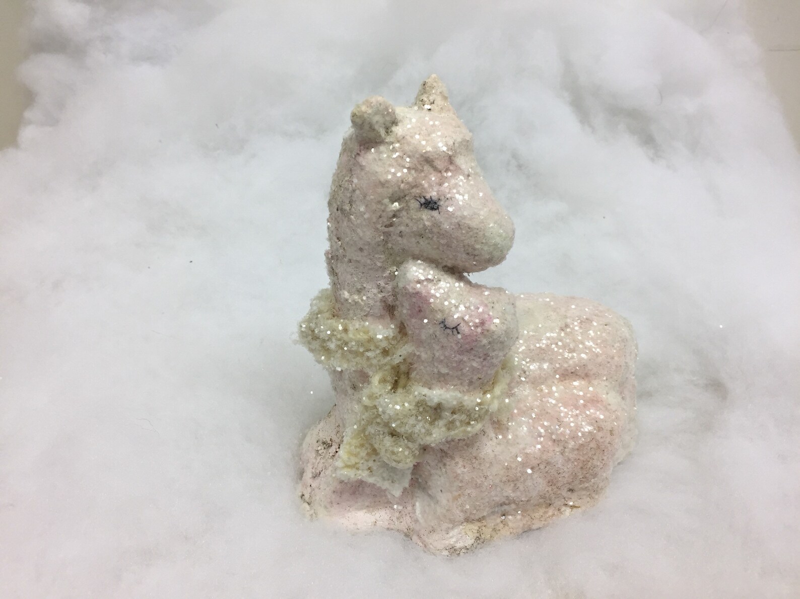 Llama Teena Flanner Paper Mache Papier Mache Original Mother and Baby ...