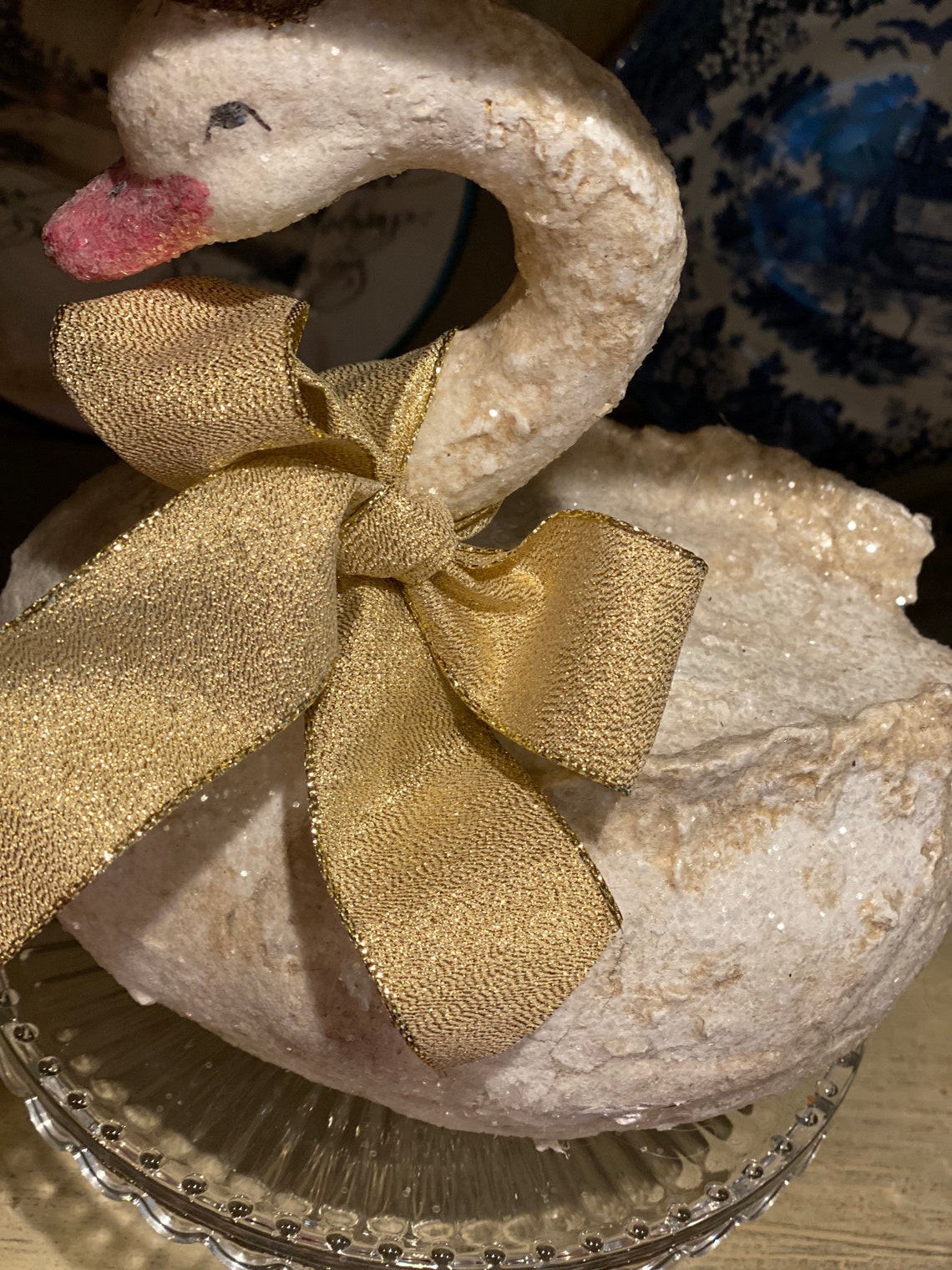 Swan Paper Mache Teena Flanner Original - Etsy