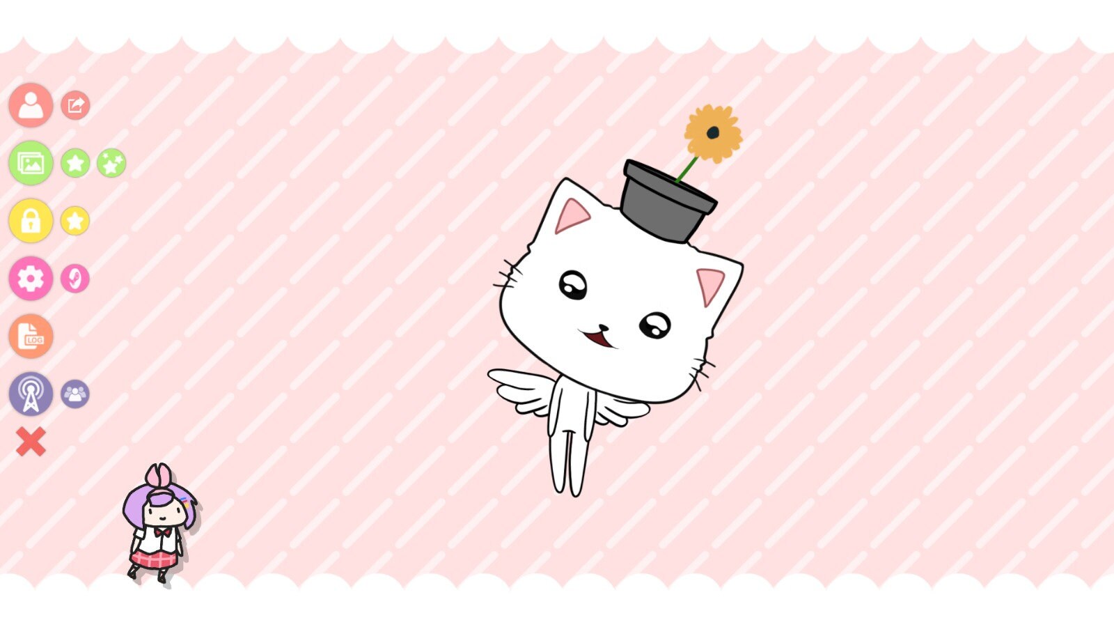CUTE VTUBER CAT | Vtuber Avatar | Cute Flying Cat | Silly Live2d Model ...