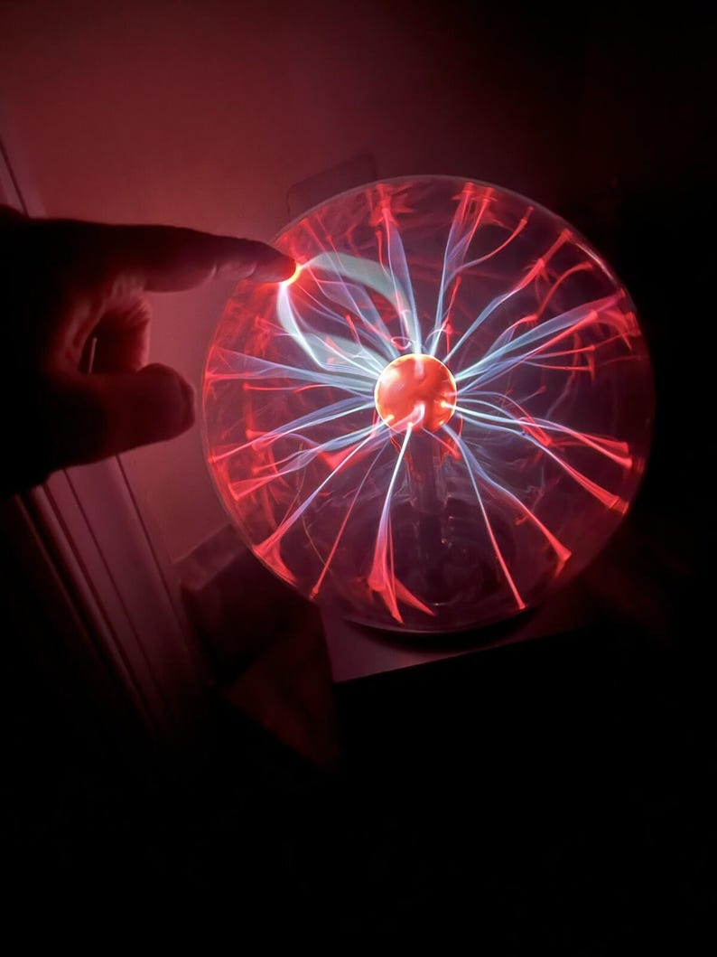 80s Original Eye of the Storm Plasma Electric Lightning Globe 1987 ...