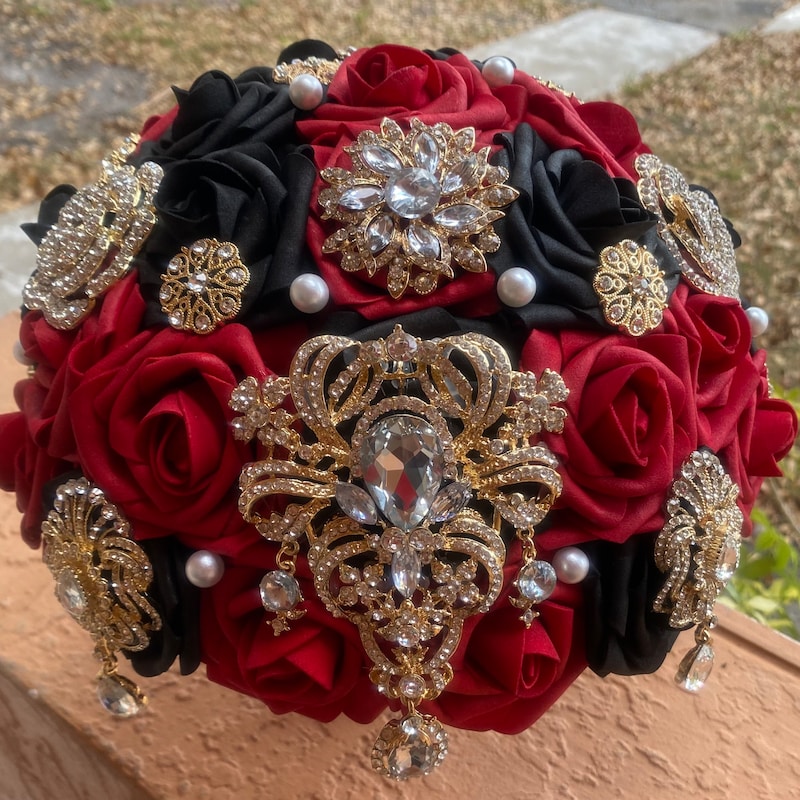Brooch Bouquet - Etsy