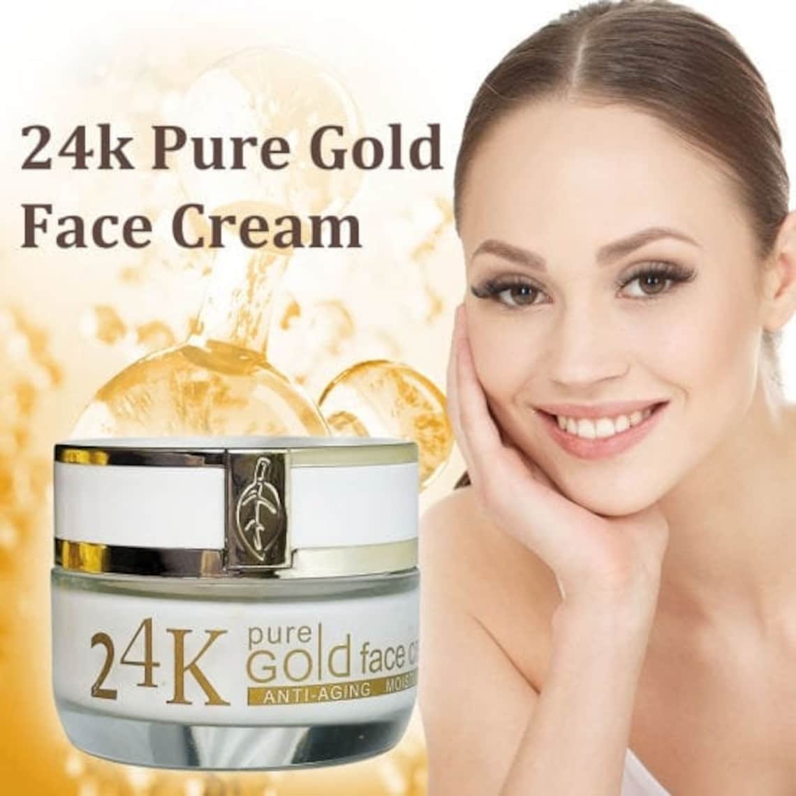 Face Cream Anti-aging 24K Pure Gold Face Cream - Etsy