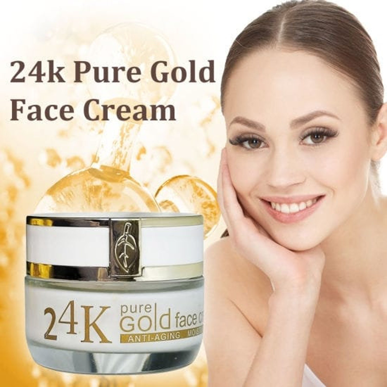 Face Cream Anti-aging 24K Pure Gold Face Cream - Etsy