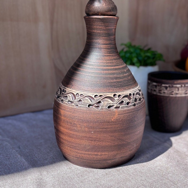 Clay Bottle - Etsy