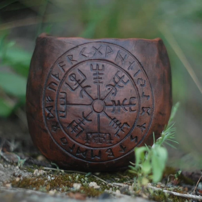Handmade Viking Clay Mugs - Etsy
