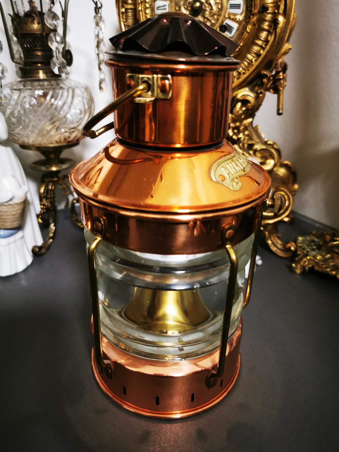 Original Vintage Ship Oil Lamp,ship Lantern,naval Lamp, Ankerlicht ...