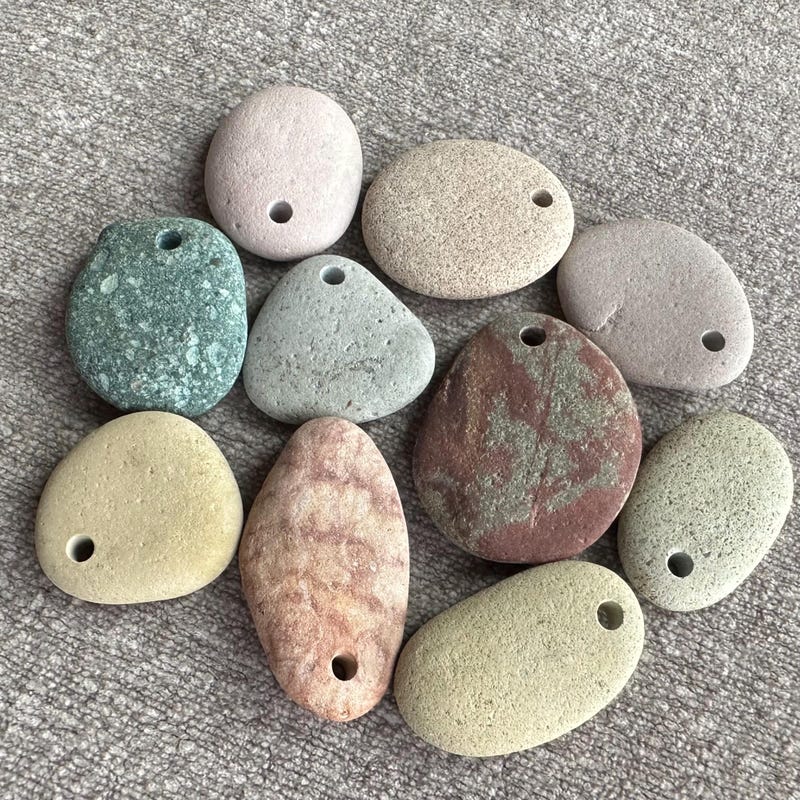 River Rock Beads - Etsy