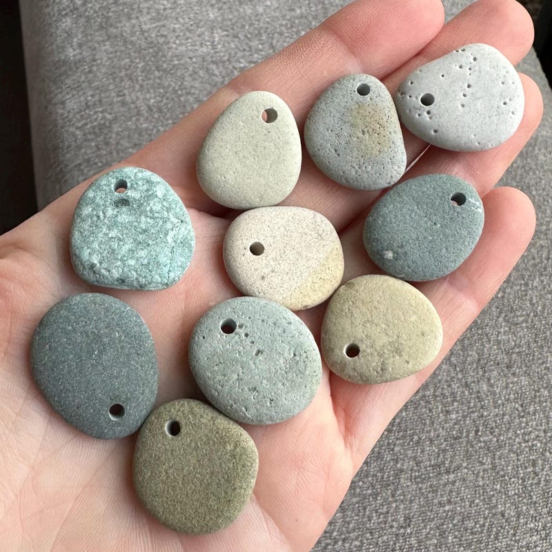 River Rock Beads - Etsy