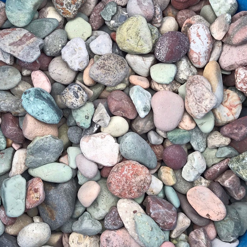 3 Lbs Small Alaska River Rock River Rocks Bulk Stones for - Etsy