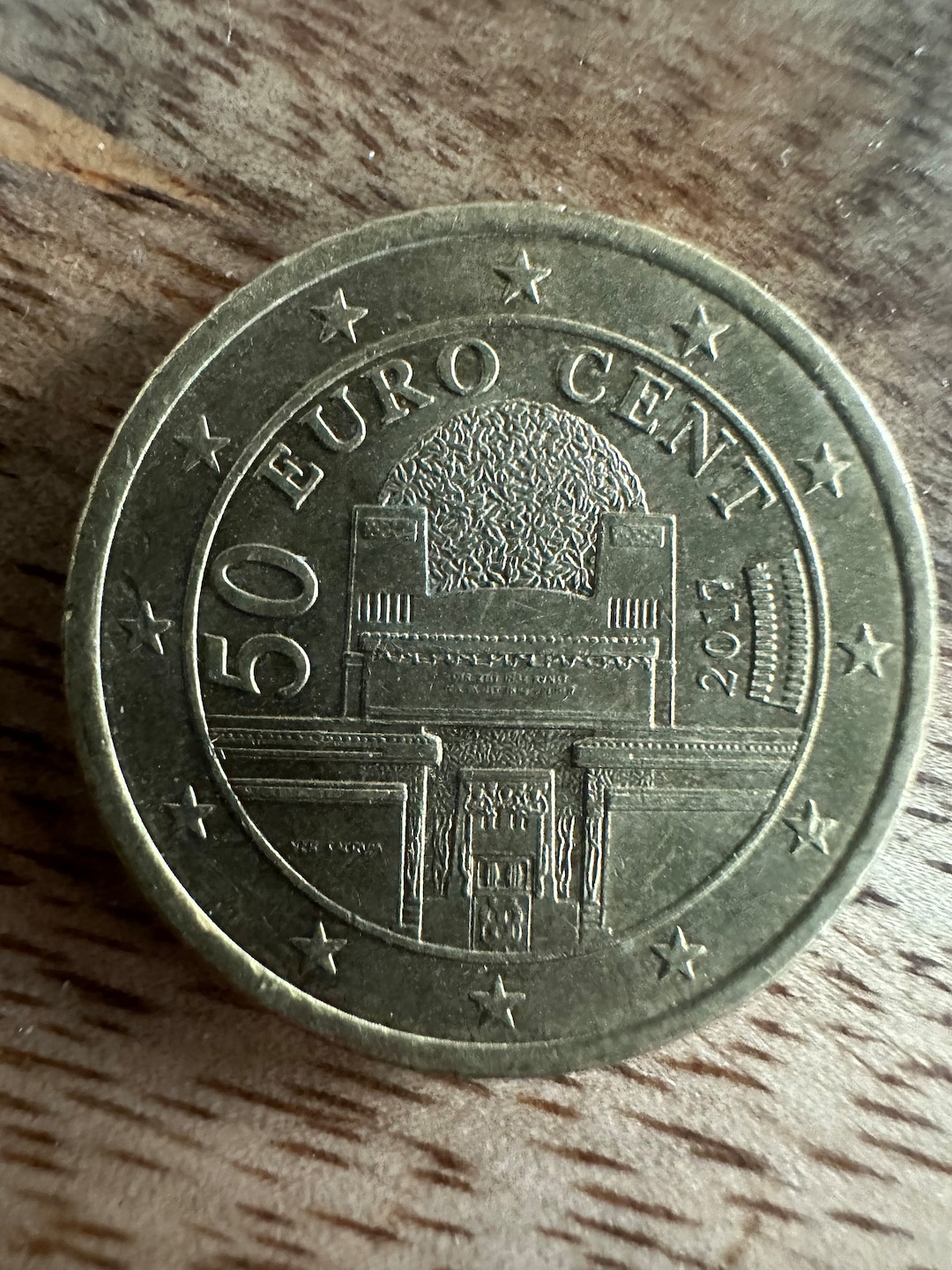 50 eurocent Oostenrijk 2017 zeldzaam - Etsy België