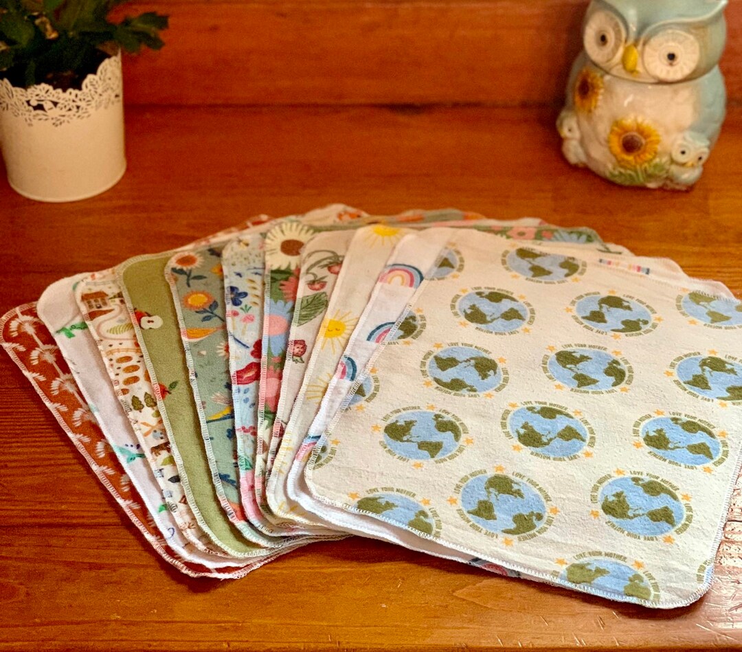 No-paper Towels Reusable Fabric - Etsy