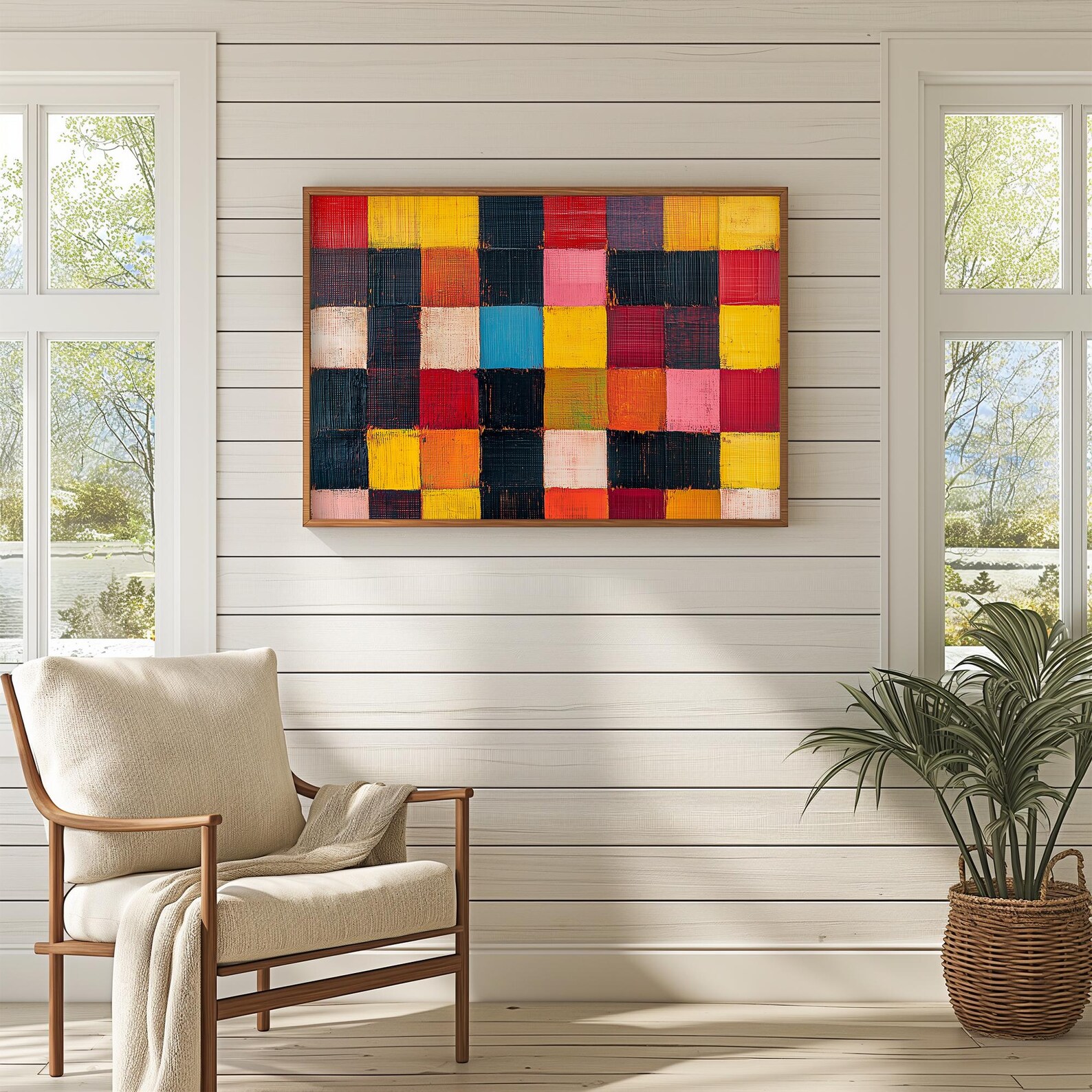 Colorful Pattern Vintage Tapestry Wall Art | Colorful Abstract Textile ...
