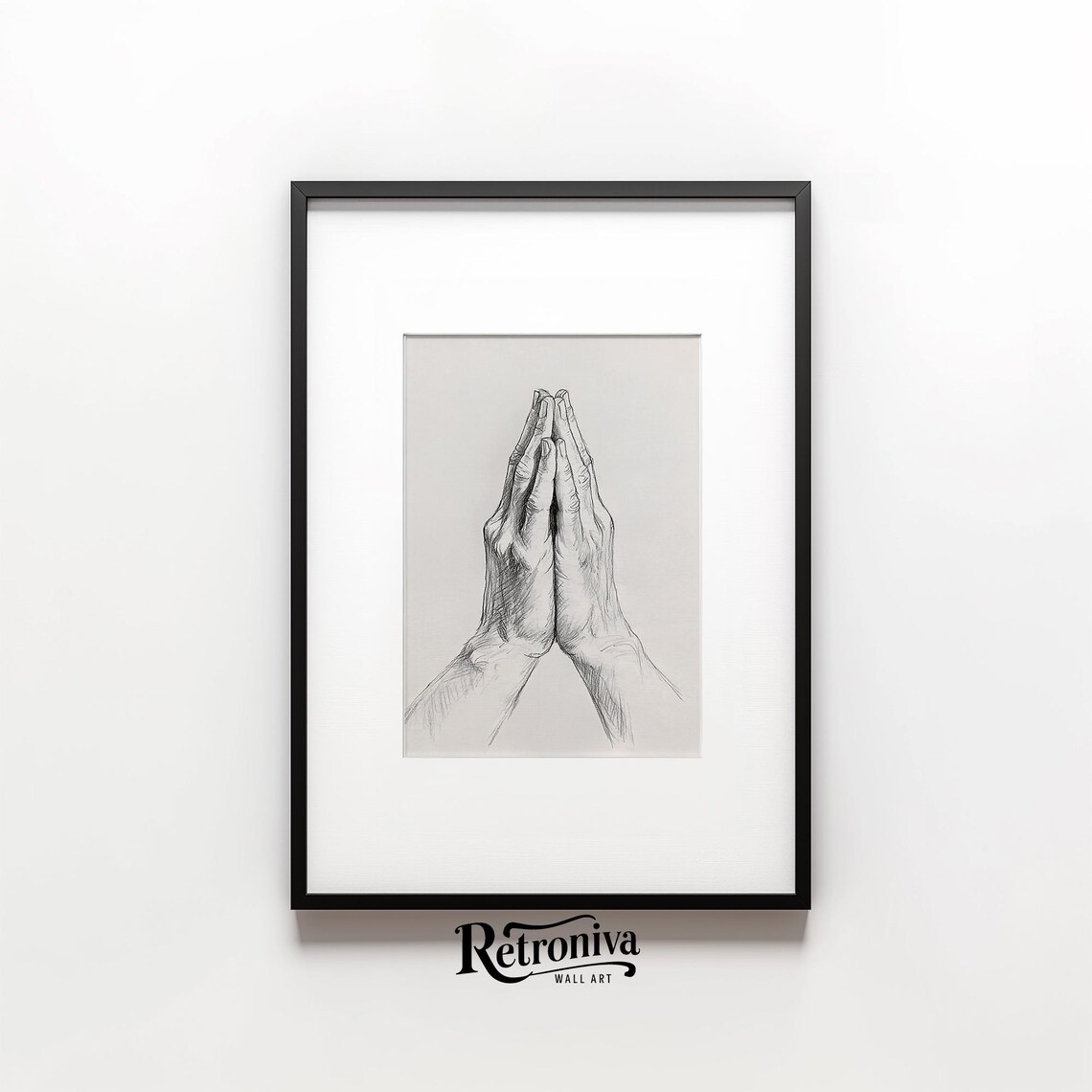 Minimalist Religious Gallery Set | Neutral Church Vintage Sketch Art ...