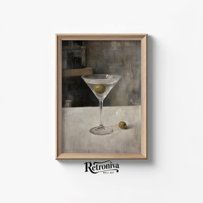 Cocktail Painting - Etsy