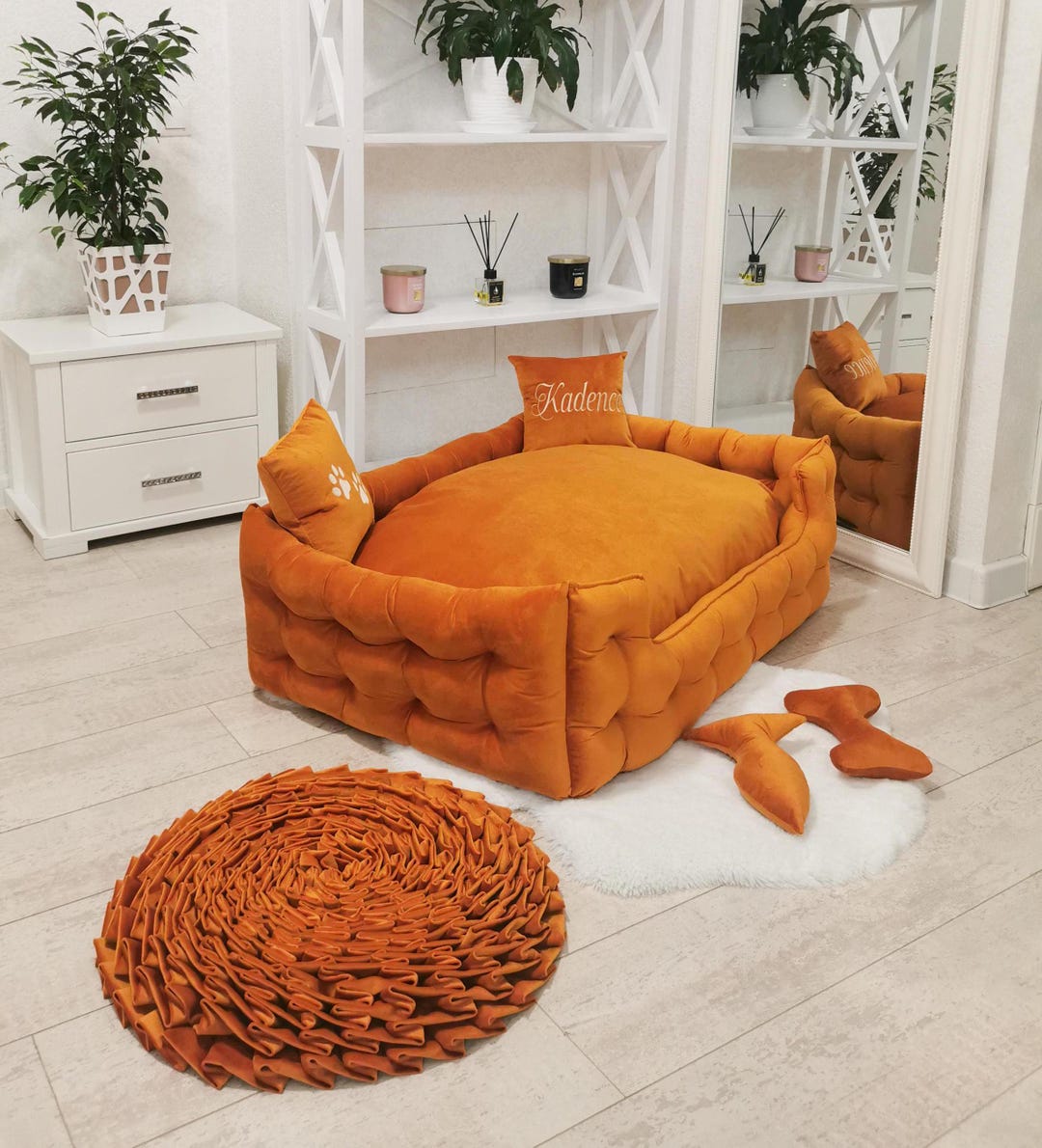 Dog Bed + Snuffle Mat Set|washable Dog Bed|premium Large Dog Bed ...