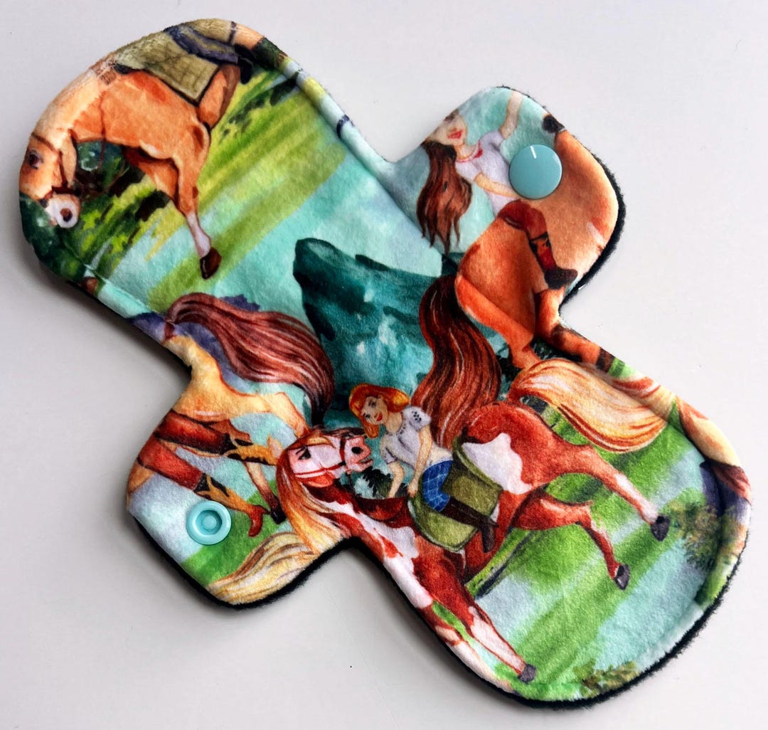 7.5 Inch Spirit Minky Pantyliner With Fleece Back,100% Reusable Period ...