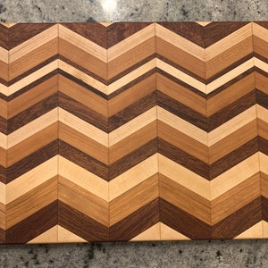Chevron Cutting Board - Etsy