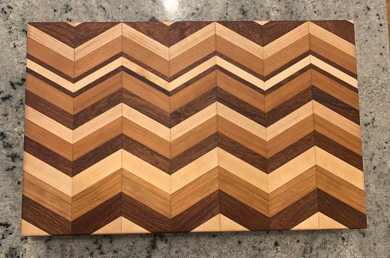 Chevron Cutting Board - Etsy