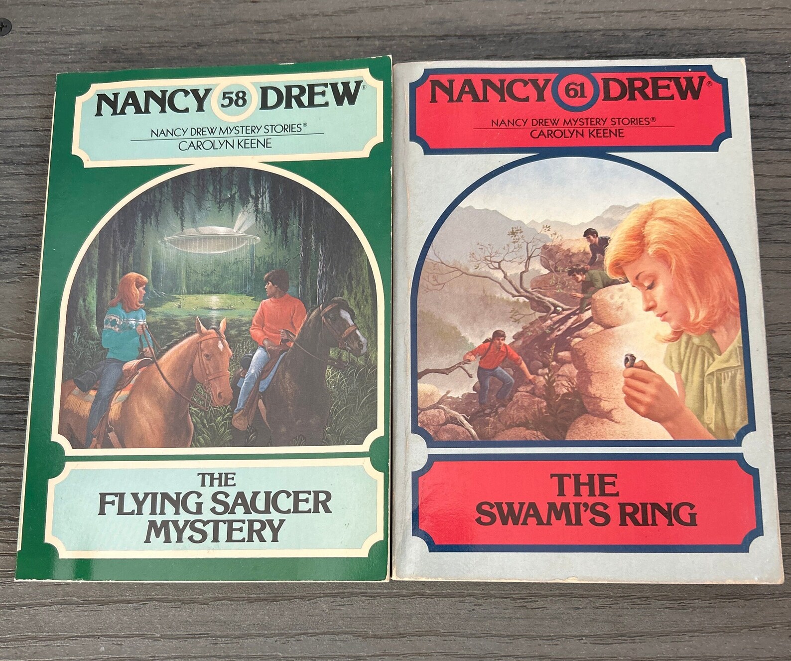 Loot of 2 Nancy Drew Wanderer "half Moon" Style Paperback (earliest ...