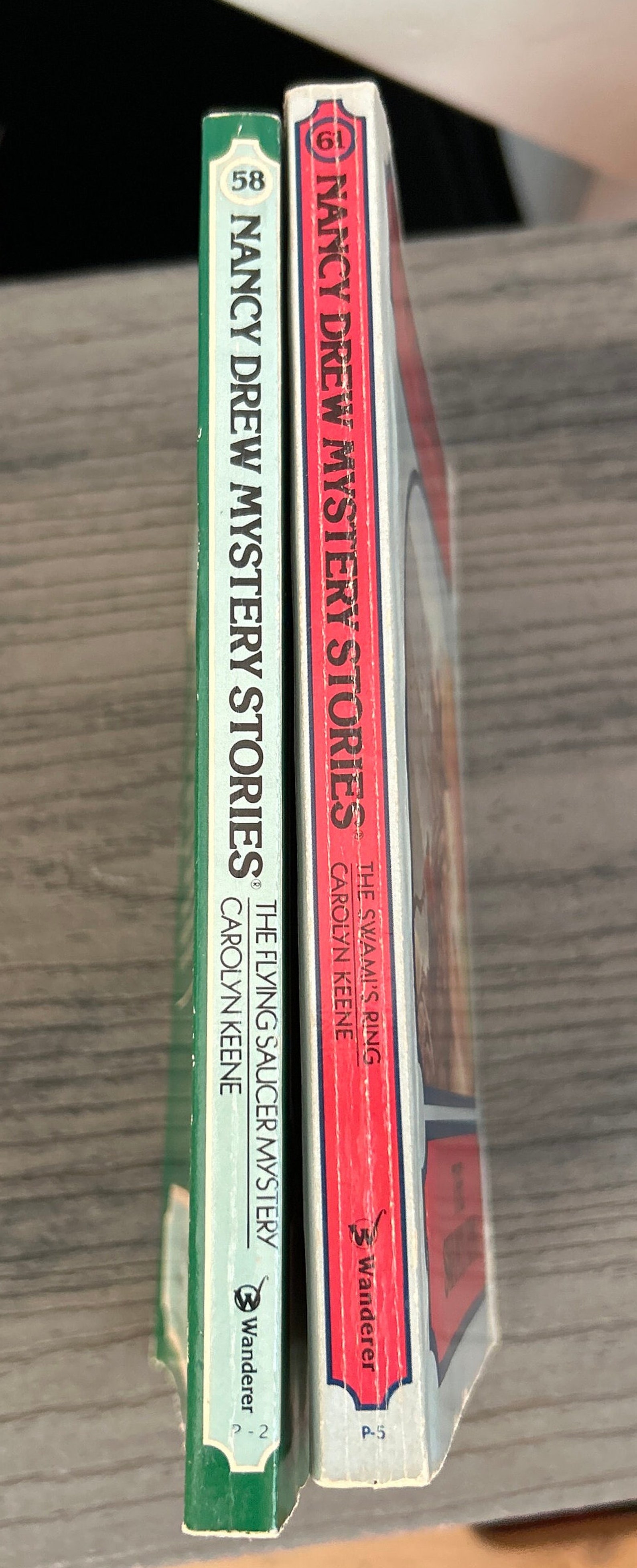 Loot of 2 Nancy Drew Wanderer "half Moon" Style Paperback (earliest ...