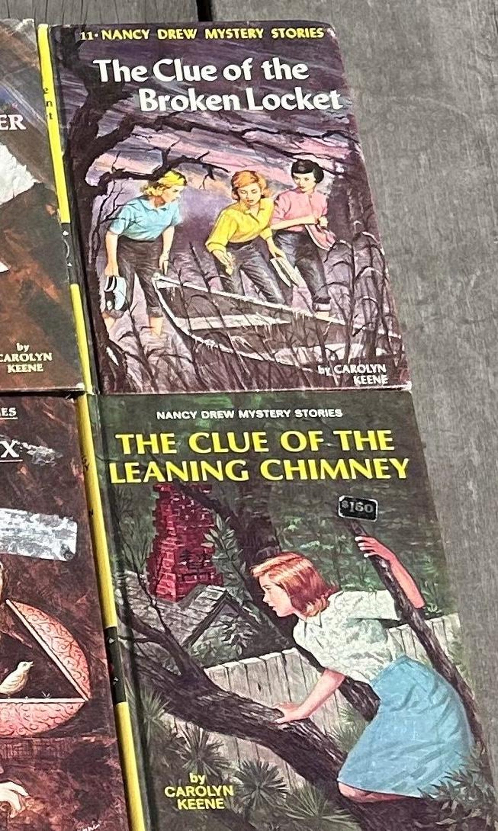 Nancy Drew Matte Yellow Picture Covers From 1970s Format 18 - Choose ...