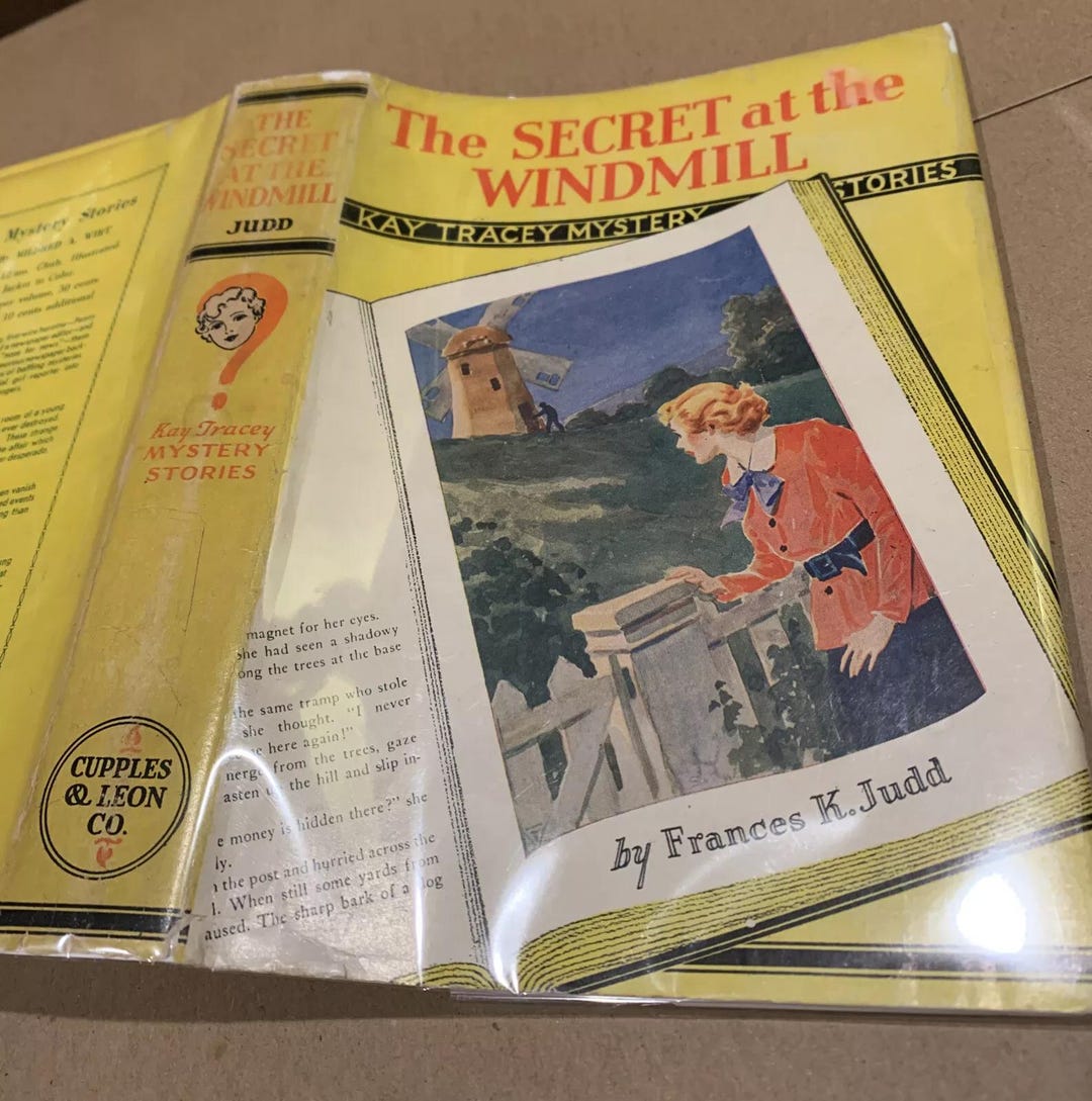 Kay Tracey #7 Secret at the Windmill Thick Yellow With “?” Logo. Good ...