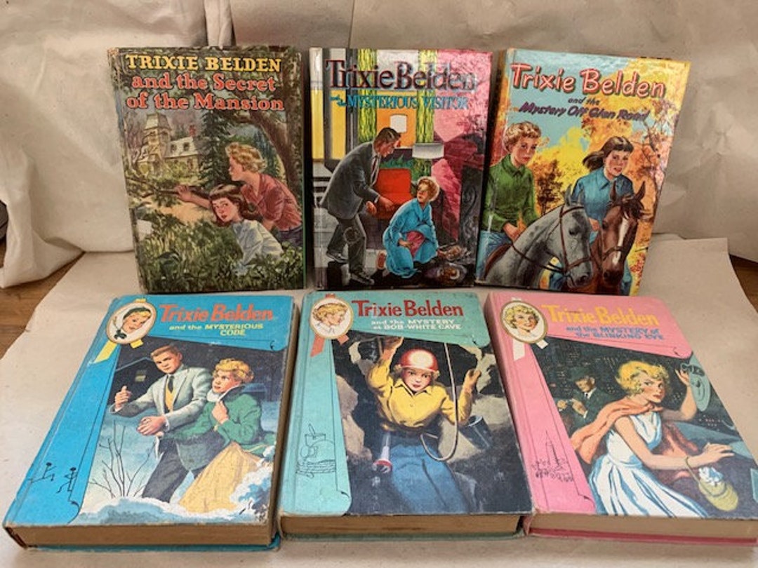 Hardcover Trixie Belden Books Collectible - Etsy