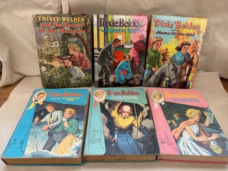 Hardcover Trixie Belden Books Collectible - Etsy