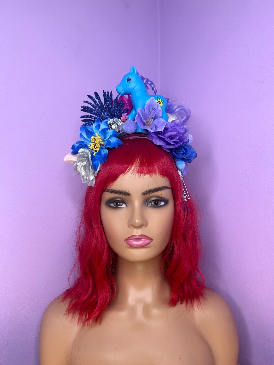 Floral My Little Pony Head Dress Head Band Festival Flower Crown - Etsy