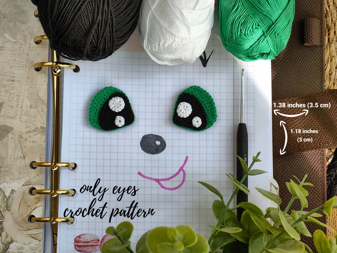 Easy Crochet Eyes Pattern, Only Crochet Safety Eyes Pattern for ...