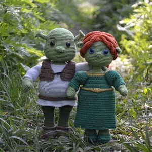 Crochet Ogre and Ogre Princess Amigurumi Pattern Eng FR Esp PDF 2 in 1 ...