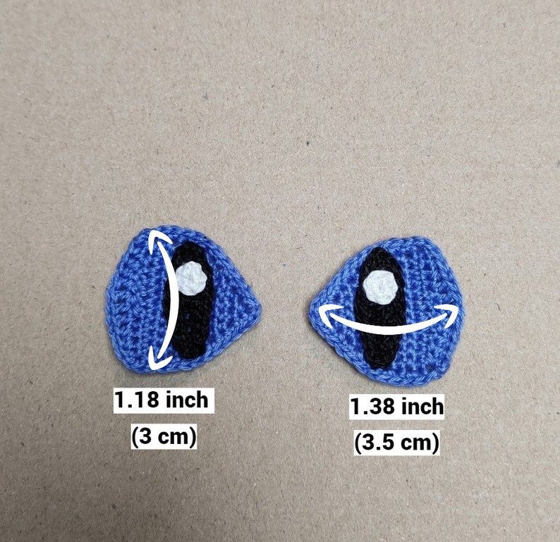 Easy Crochet Safety Eyes for Crochet Toys Pattern, Only Crochet EYES ...