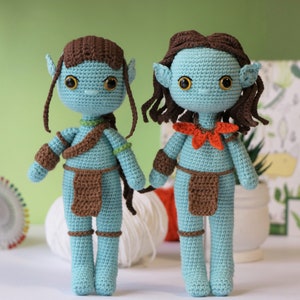 Crochet Pattern Avatar Amigurumi Eng PDF - Etsy