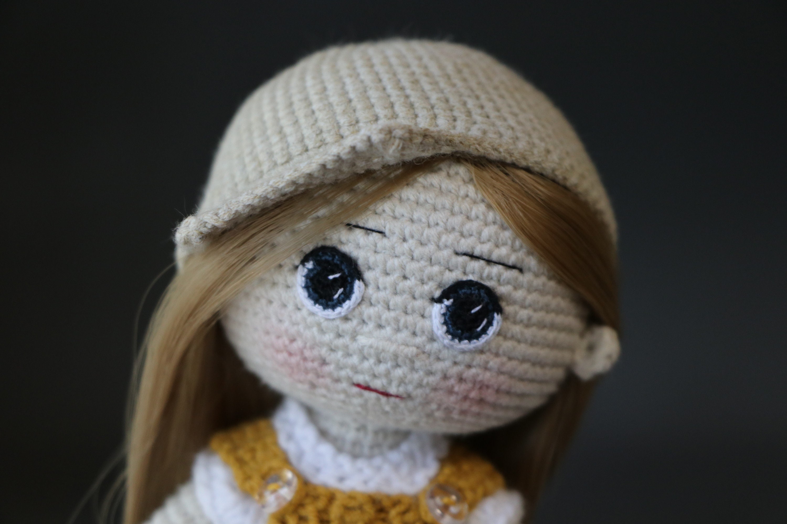 Crochet Eyes Pattern for a Doll Amigurumi, Beautiful Eyes for Amigurumi ...