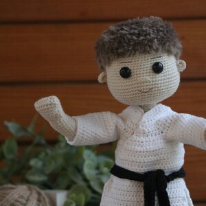 Crochet Pattern Karate GI for Doll Amigurumi, Only Doll Clothes Crochet ...