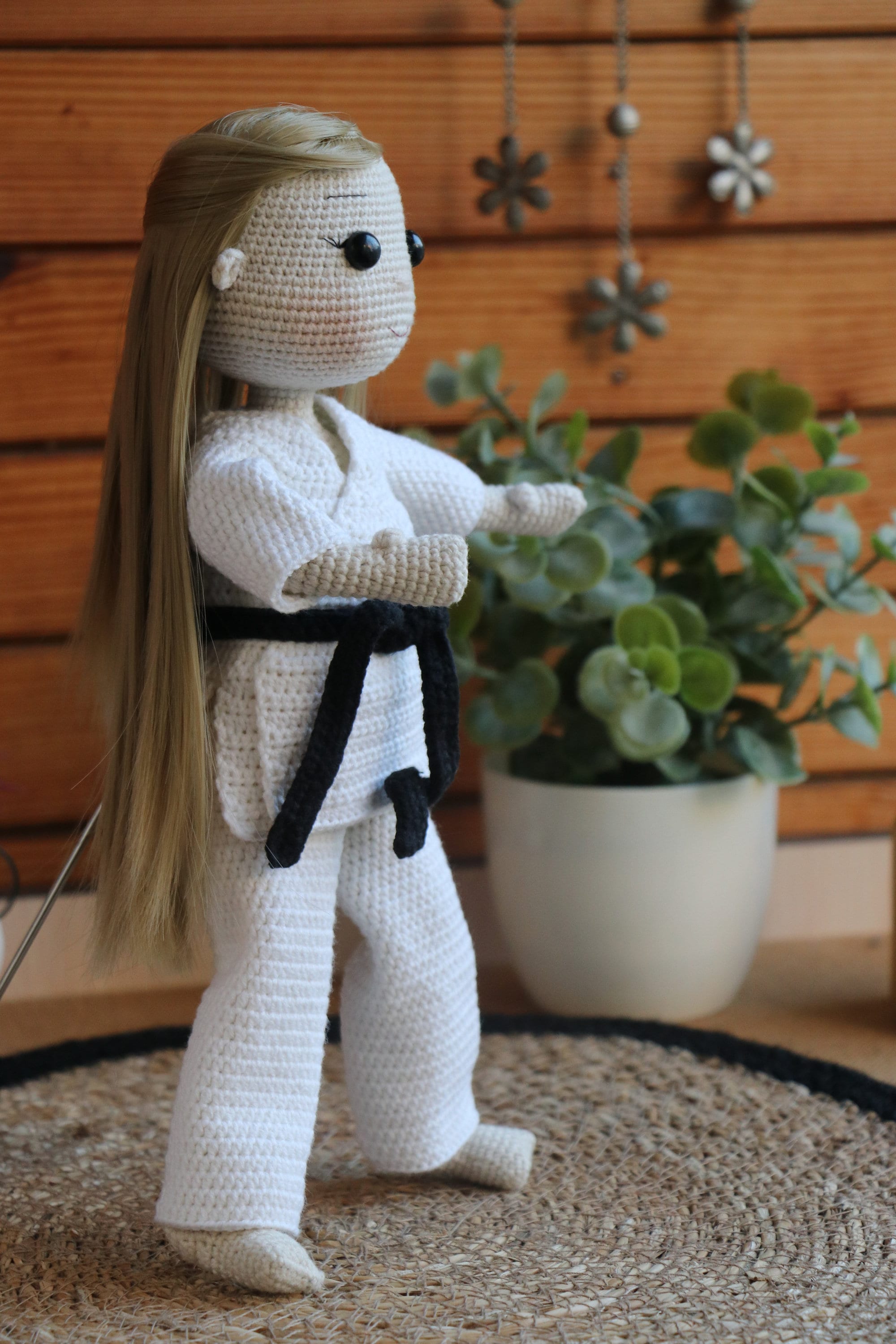 Crochet Doll in Karate GI Amigurumi Pattern Eng PDF - Etsy