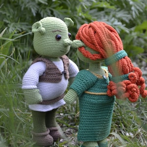 Crochet Ogre and Ogre Princess Amigurumi Pattern Eng FR Esp PDF 2 in 1 ...