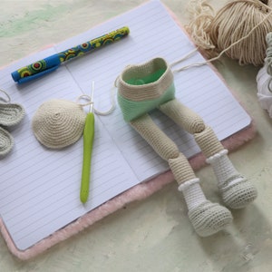 Crochet Basic Body Doll Amigurumi Pattern PDF Eng Fr It - Etsy