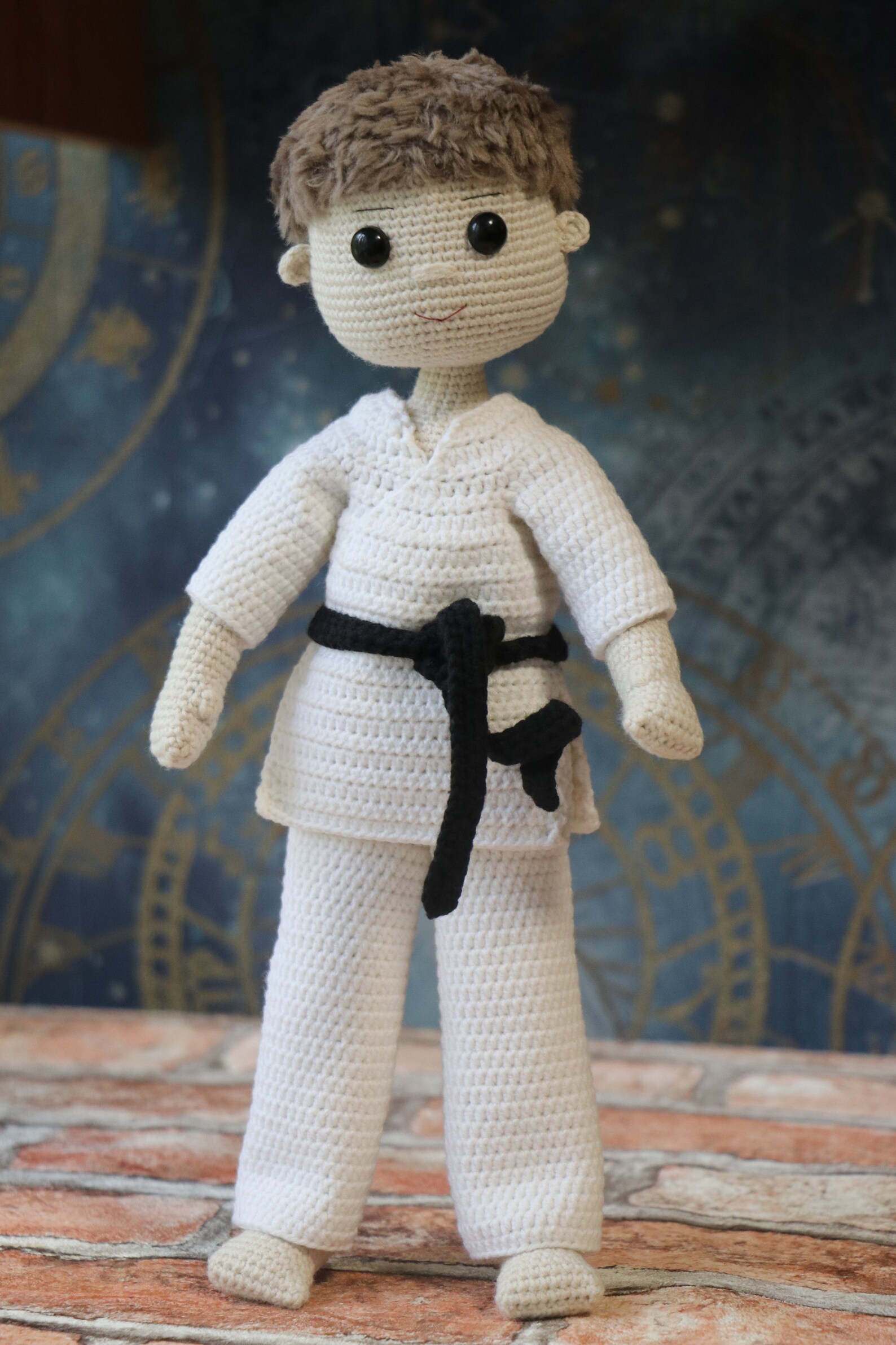 Crochet Boy With Girl in Karate Gi Amigurumi Pattern 2 in 1 PDF - Etsy