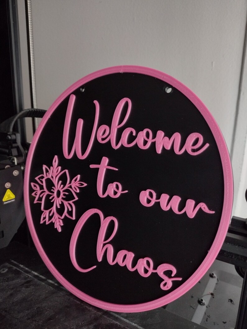 3d Printed Cute and Funny Home Welcome Sign! - Etsy