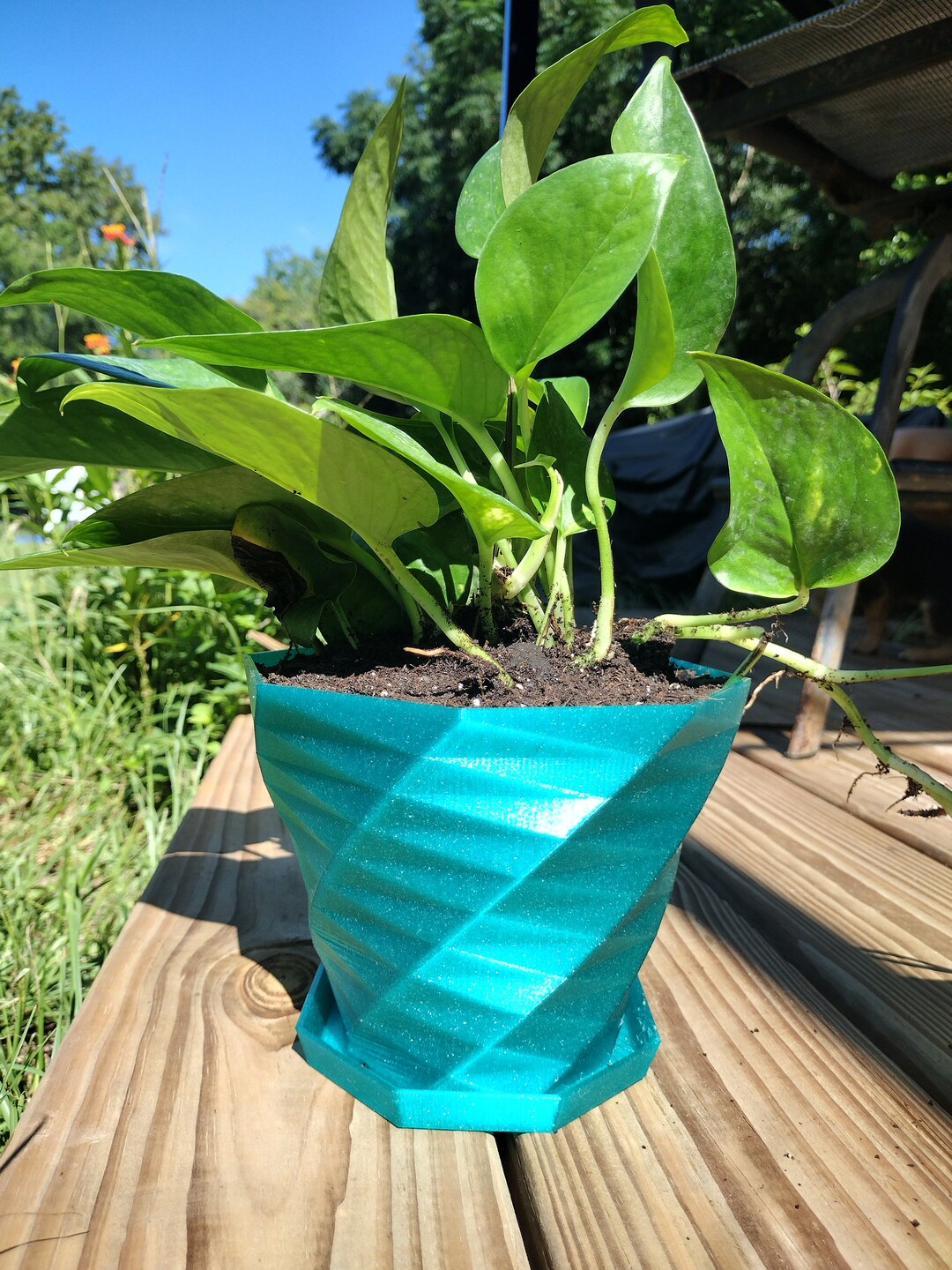 Beautiful 3D Printed Custom Flower Pots! - Etsy