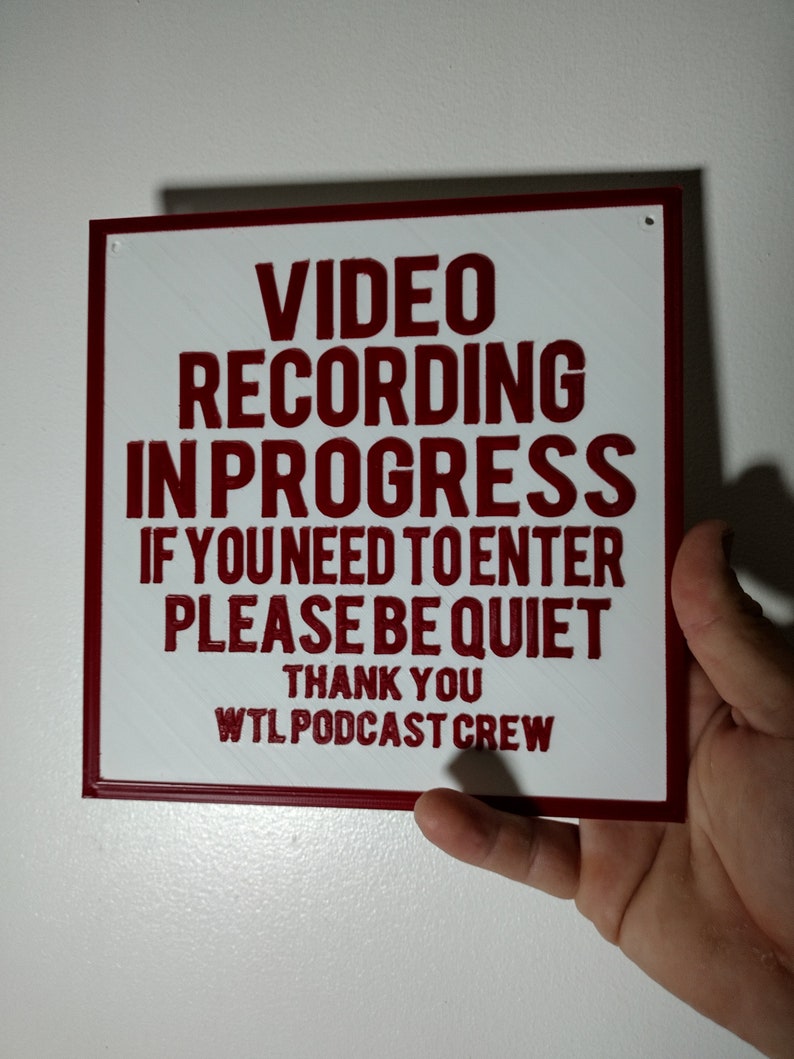 Fully Customizable Sign for Business, Podcast, Man Caves - Etsy