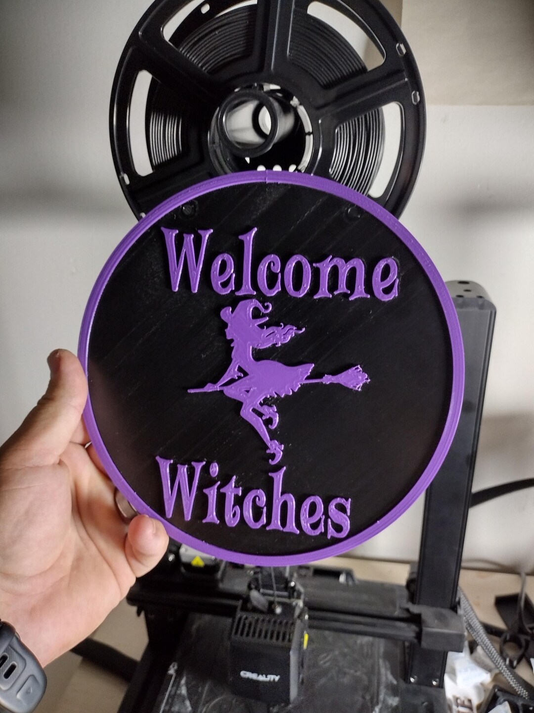 3d Printed Welcome Witches Halloween Home Welcome Sign! - Etsy