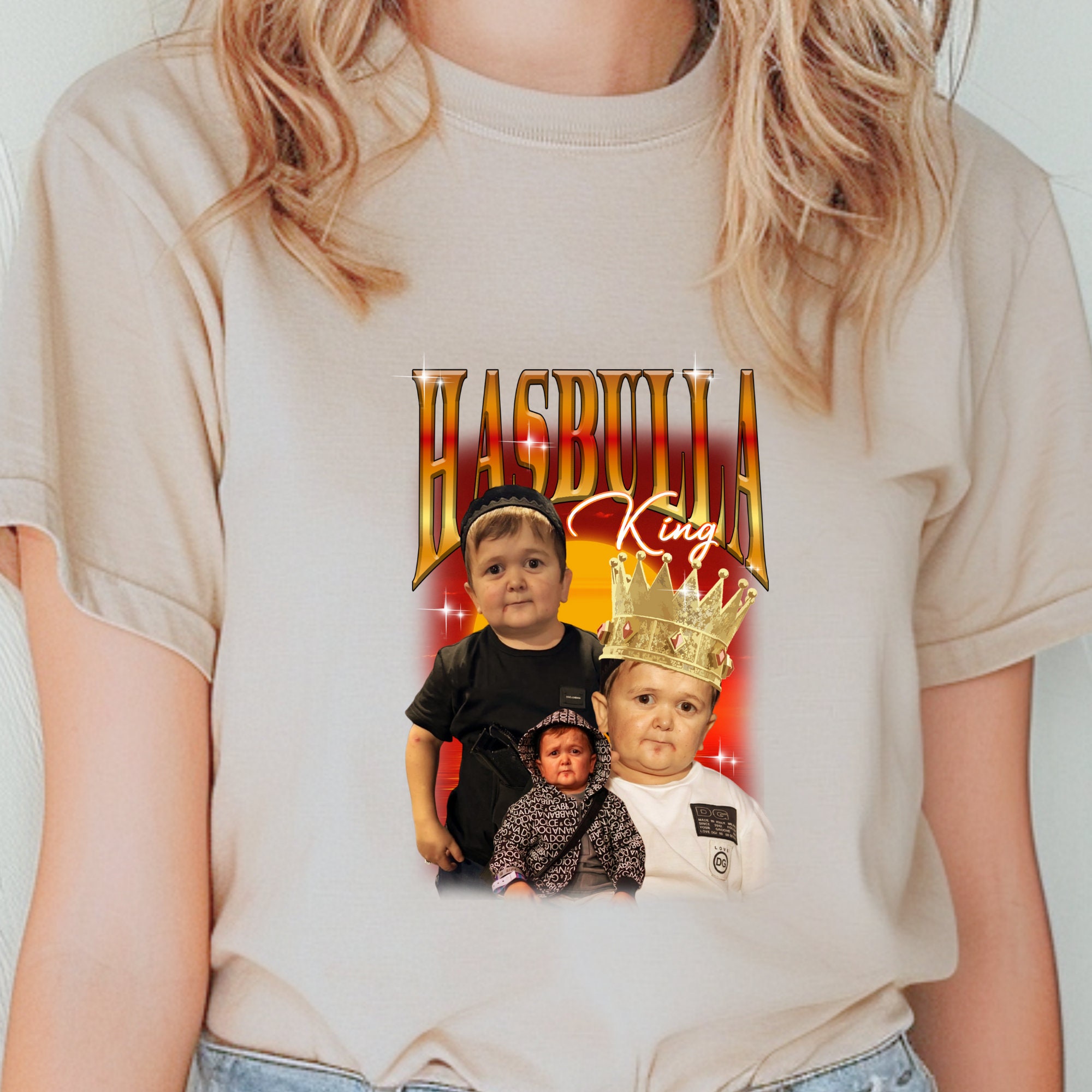 Hasbulla Magomedov Homage Classic Vintage T-shirt Tee Top Funny ...