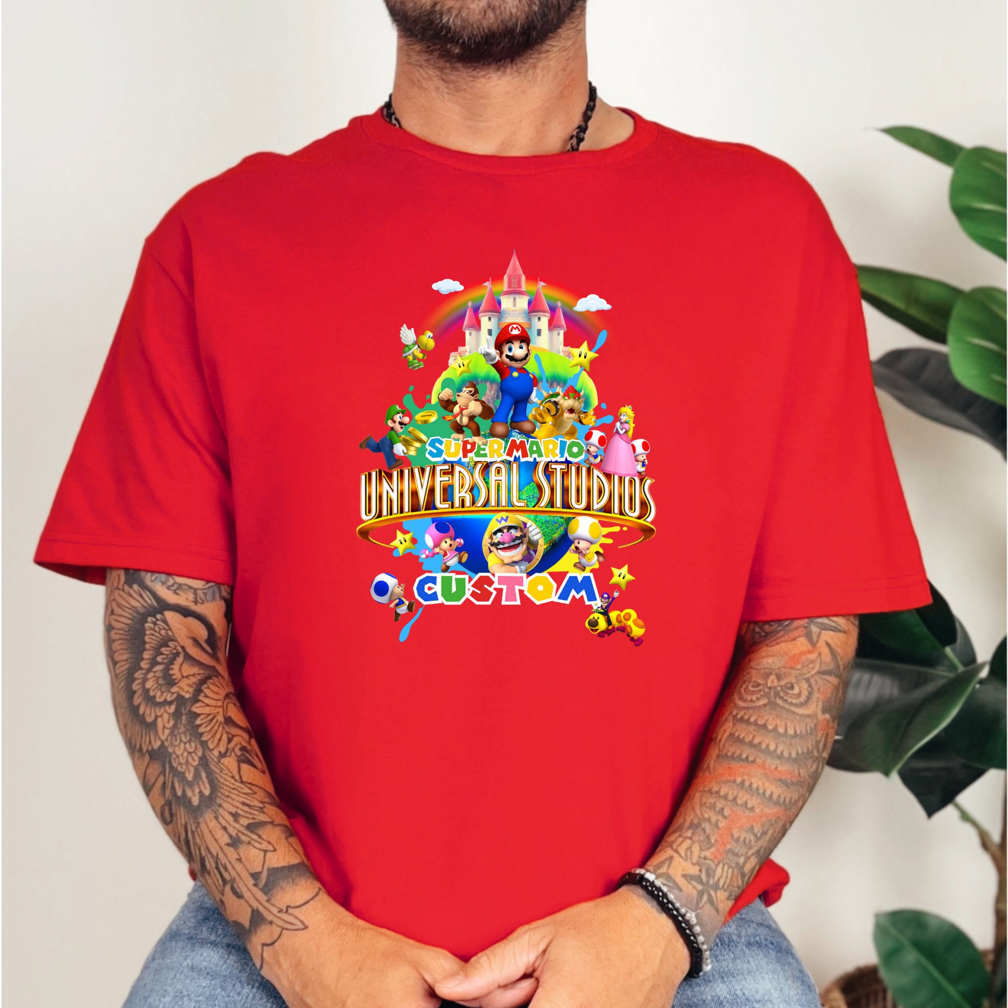 Super Mario Universal Tee, Universal Studios Shirt, Super Mario ...