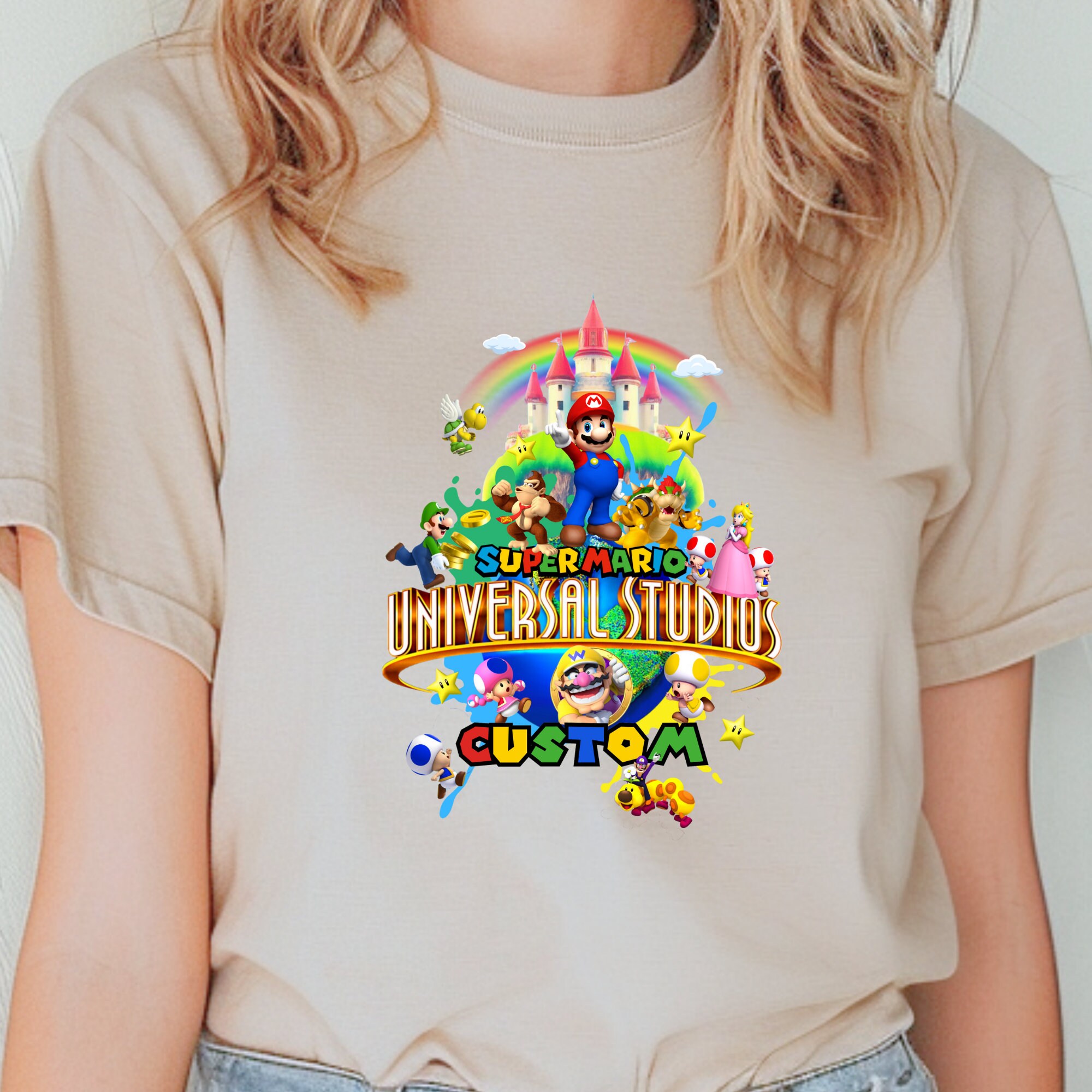 Super Mario Universal Tee, Universal Studios Shirt, Super Mario ...