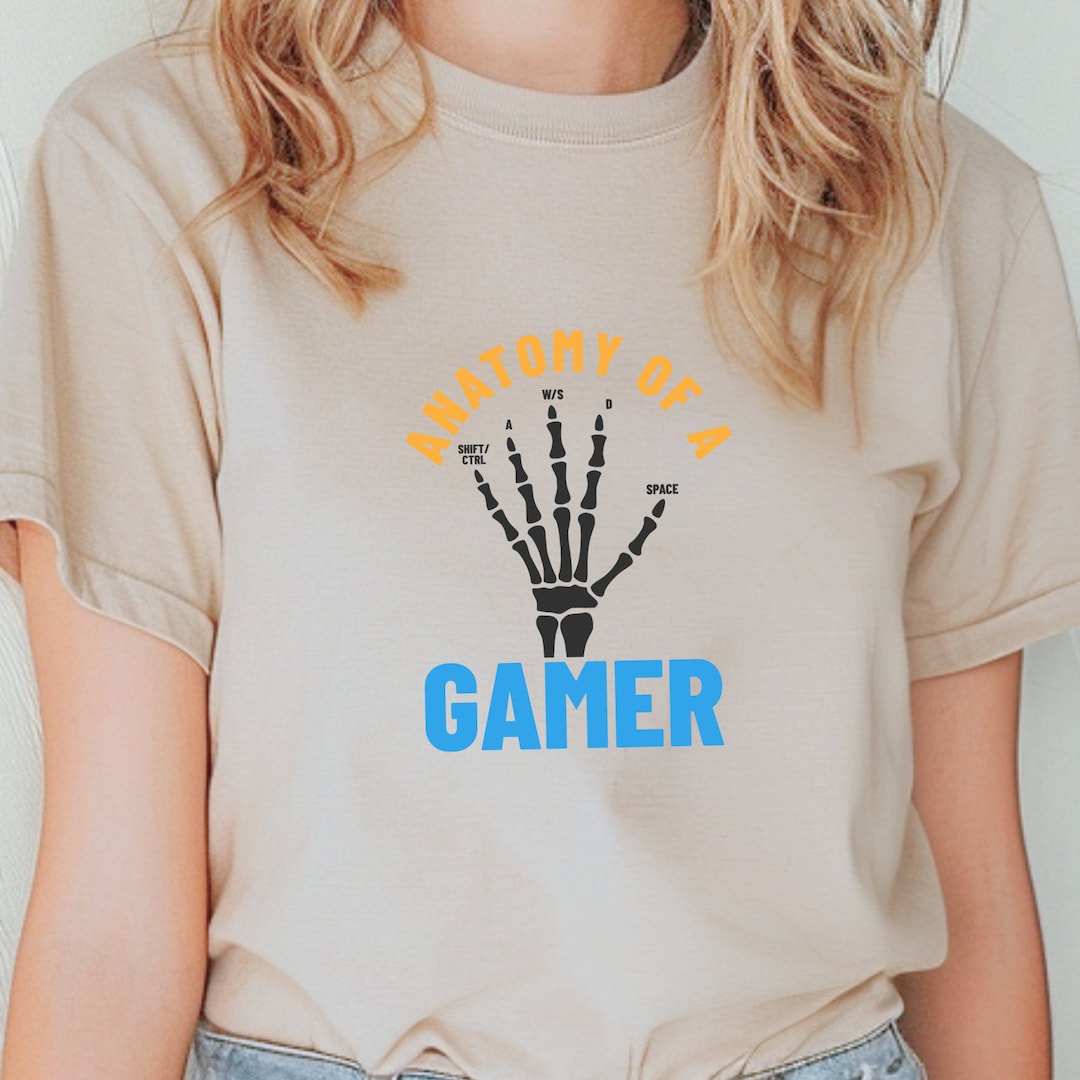 Anatomy of a Gamer Shirt, Gamer Shirt, Computer Gamer Shirt, Video Game ...