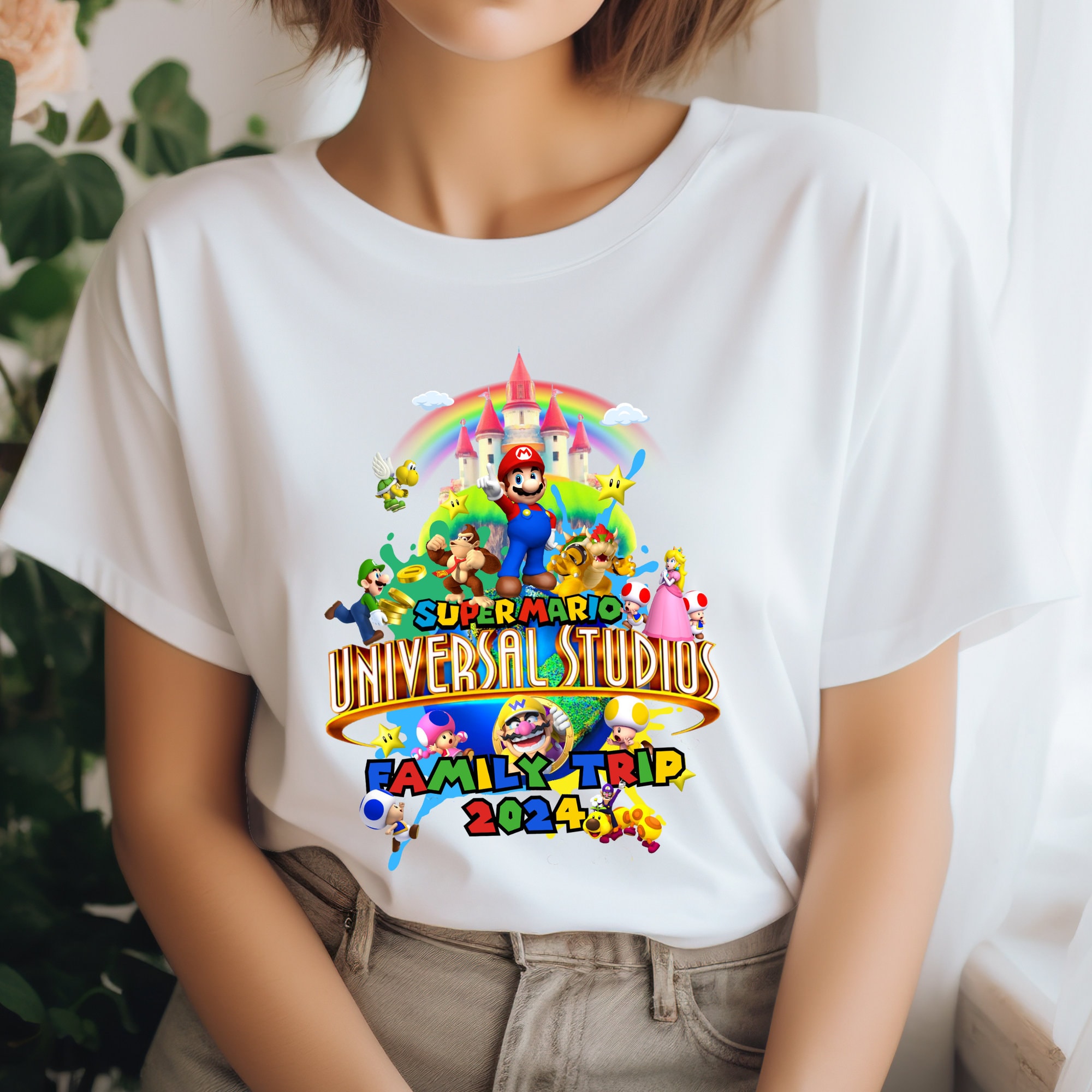 Super Mario Universal Tee, Universal Studios Shirt, Super Mario ...