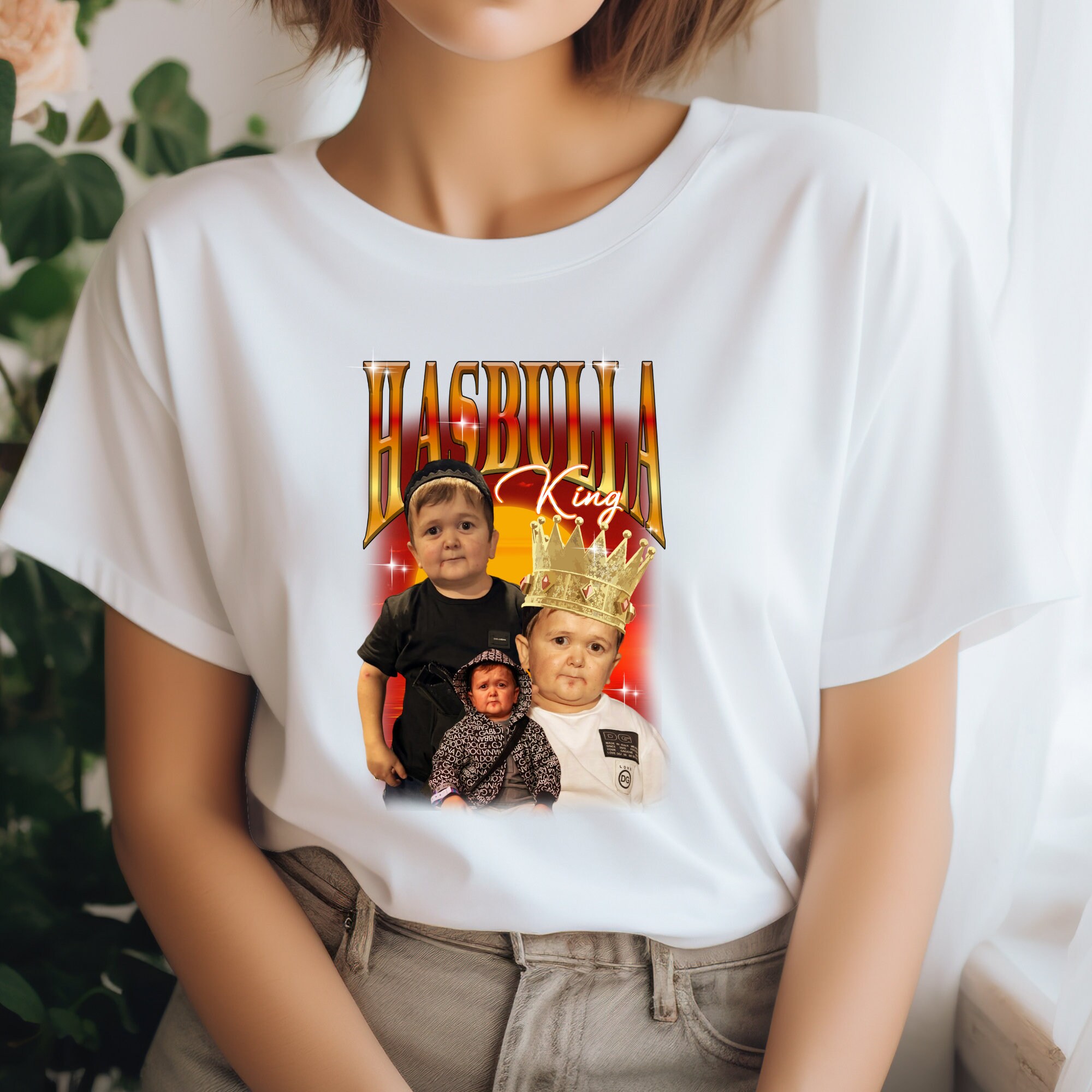 Hasbulla Magomedov Homage Classic Vintage T-shirt Tee Top Funny ...
