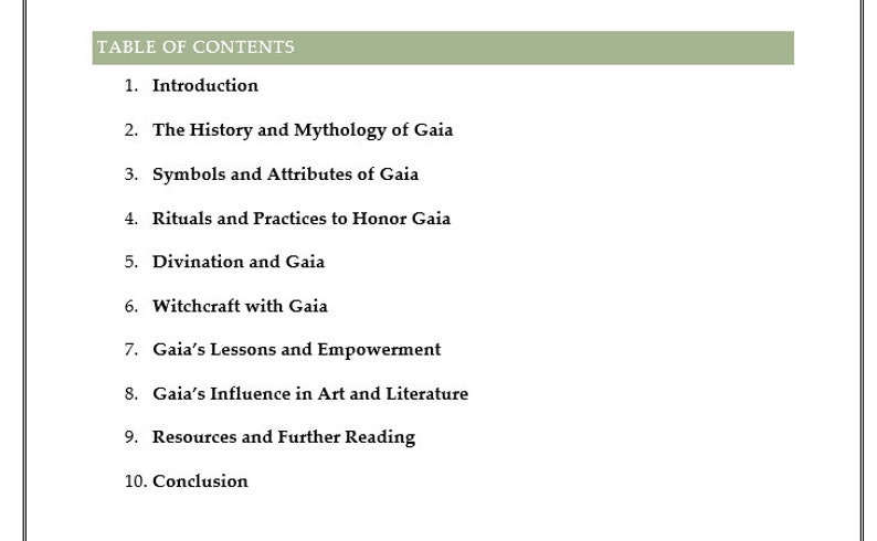 Embracing Gaia, A Guide to the Goddess of the Earth - Grimoire ...